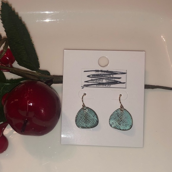 Nordstrom | Jewelry | Rusty Gold Tone And Green Earrings | Poshmark